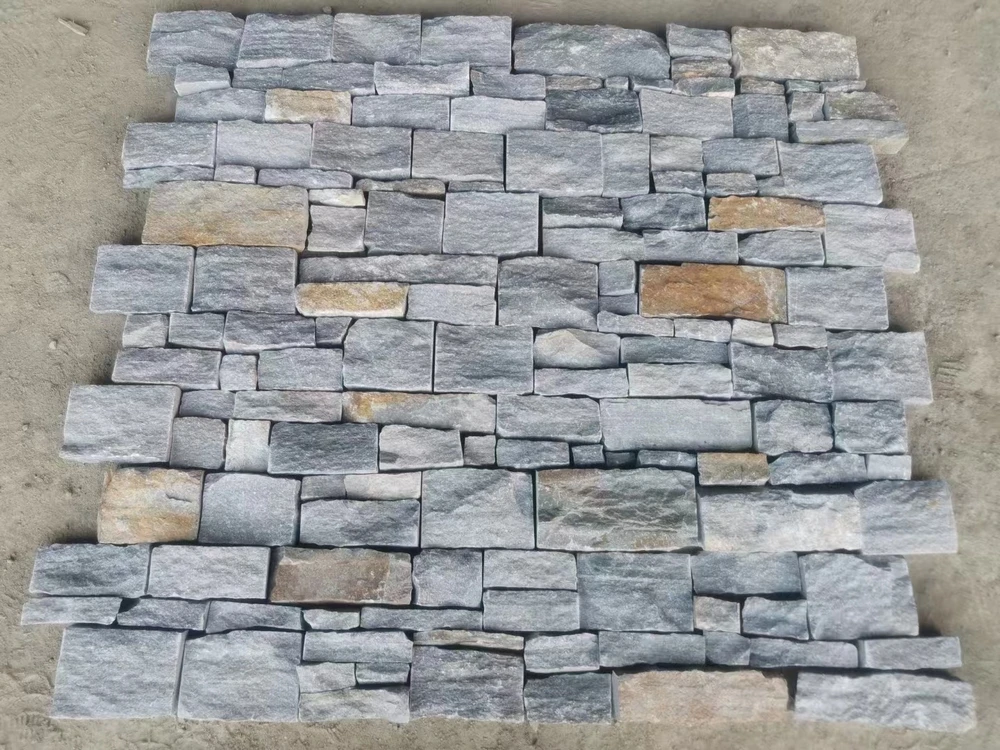 Cheaper Decorative Slate Stacked Quartzite Stone Wall Panel Stone Wall ...