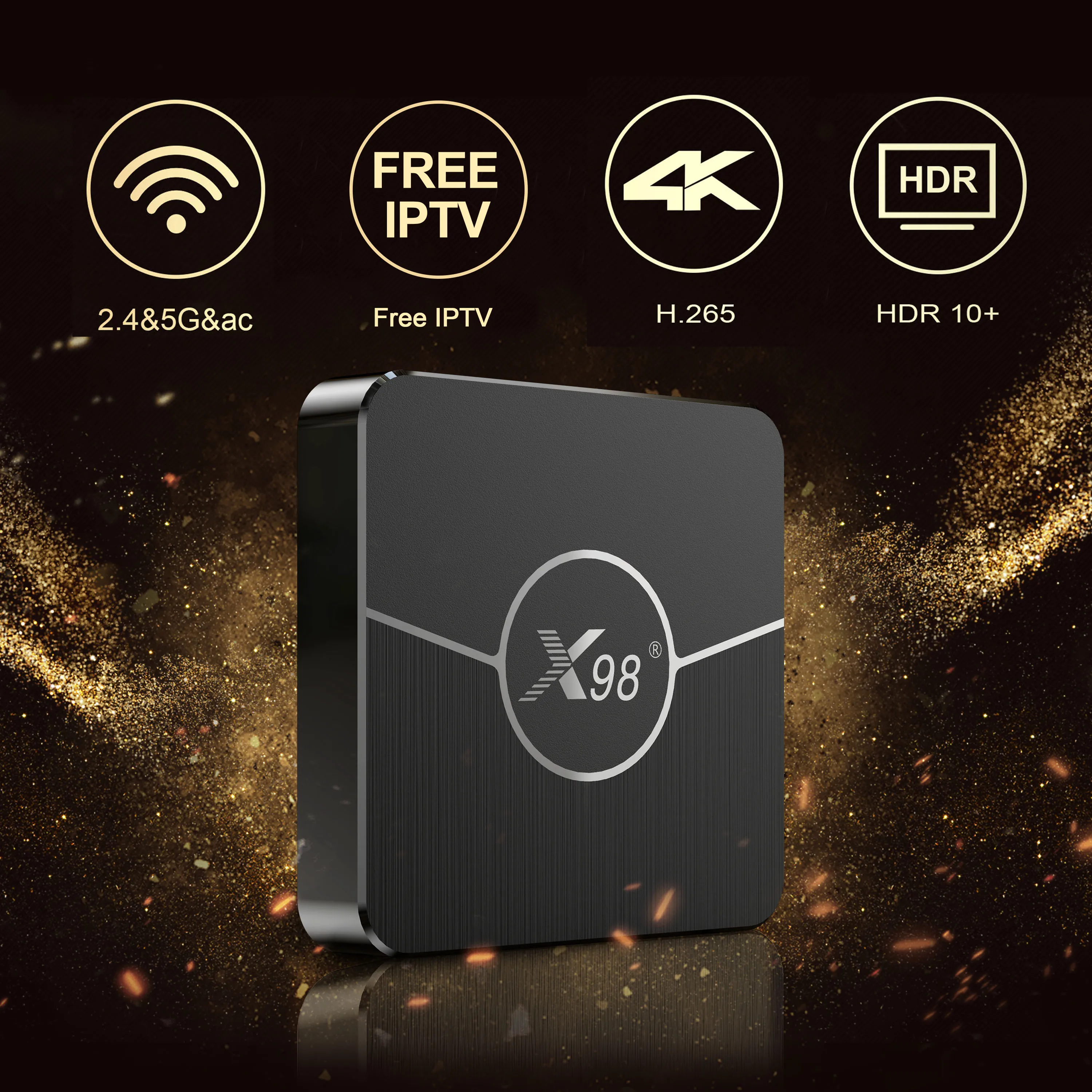 X98 Plus Android 11 Ott TV Box Amlogic S905W2 Dual Band WIFI 100LAN 4K ...