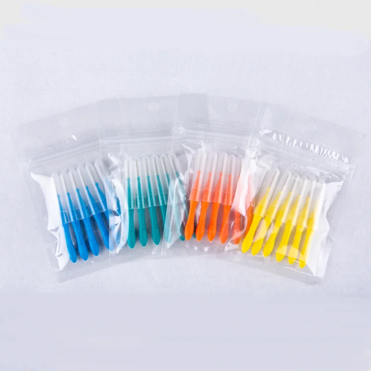 Orthodontic Daily Teeth Care L-Shape Interdental Brush Dental Flossers ...