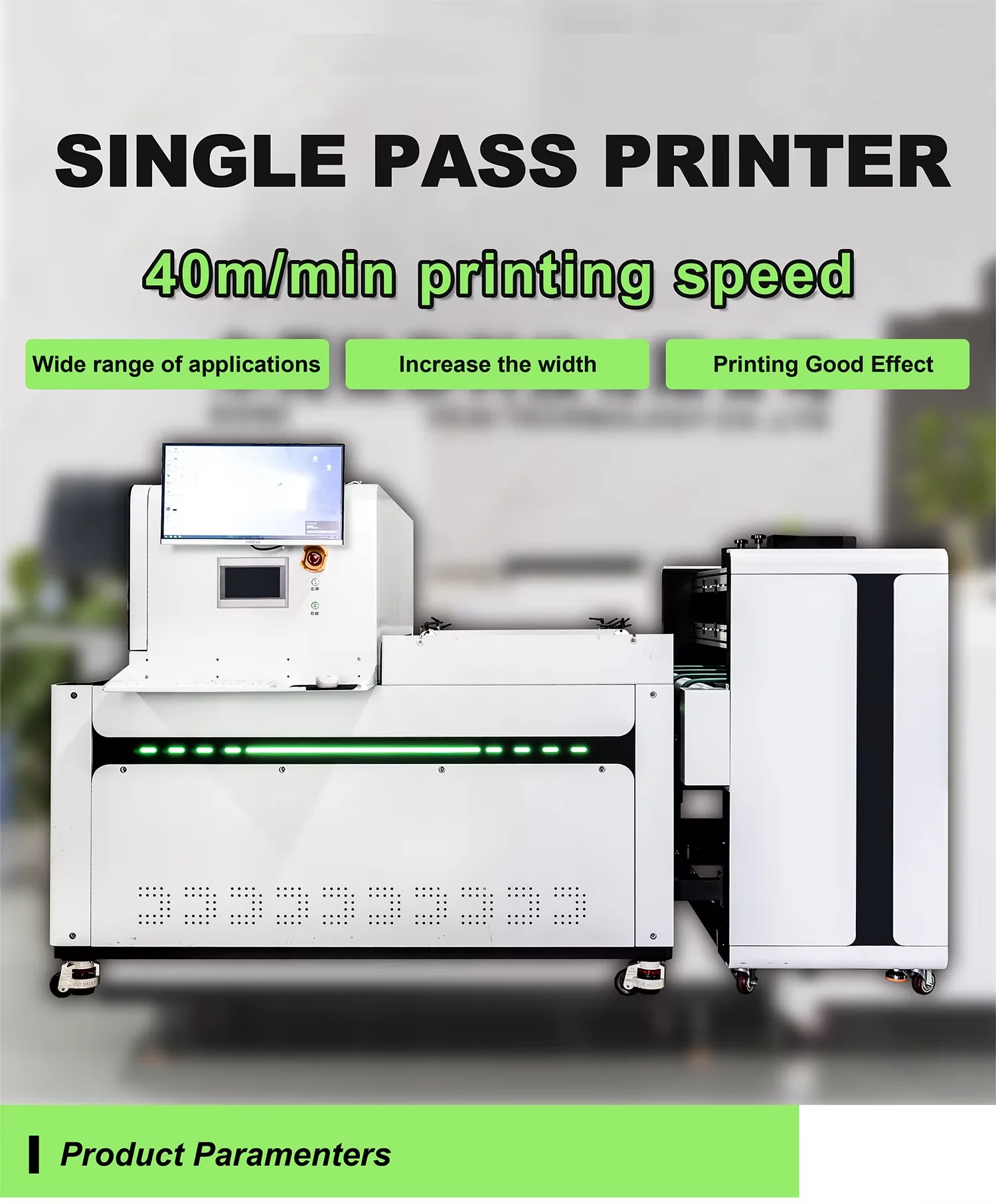 Single Pass Inkjet Printer for Corrugated Boxes and Cardboard Flex ...
