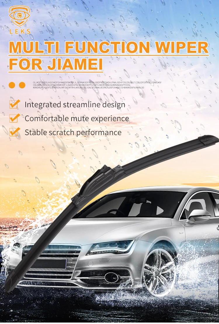 Universal Windshield Normal Rubber Wiper14-26 Inches Spare Parts High ...