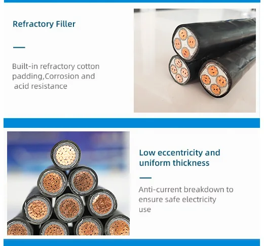 Kingyear VV32 YJV32 4C XLPE Insulated 70mm2 4 Core 50mm2 5x16mm Armored ...