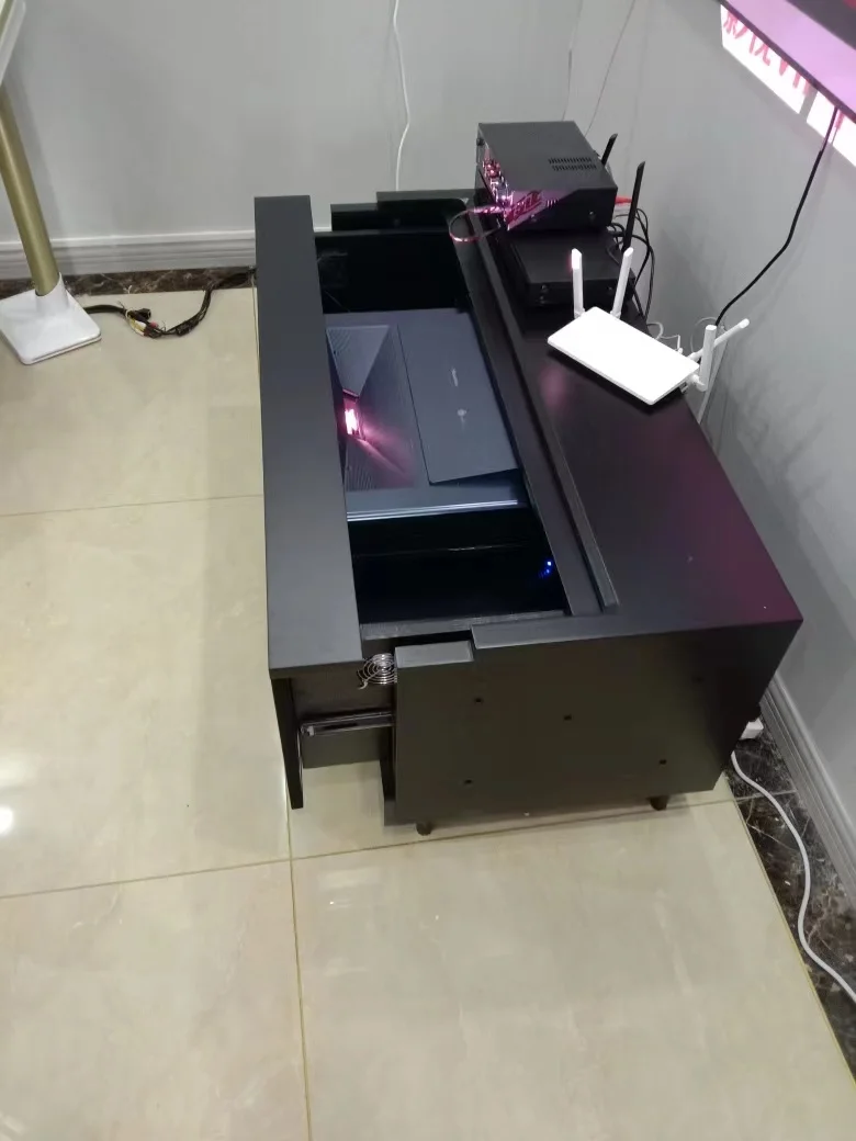 Electric Short Cabinet Ust Projector Cabinet Intergrated Tv Stands Ust ...