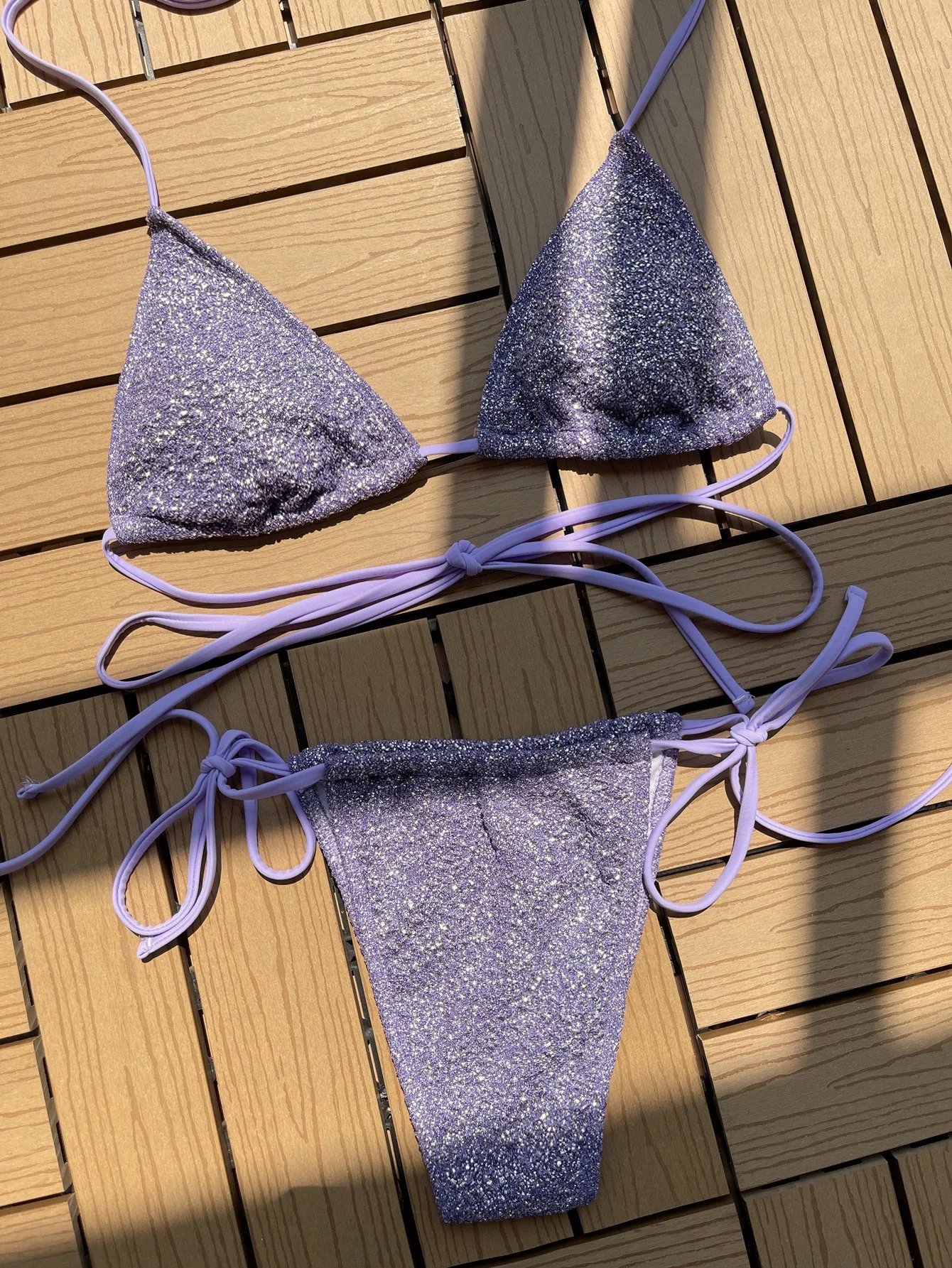 Glitter Fashionable Sexy Bikini,Girls Swimwear Bandage Woman Bikinis ...