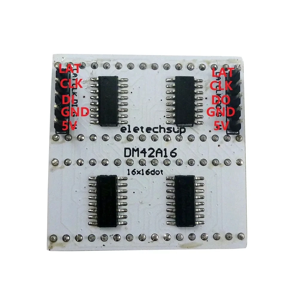 Dm42a16 16x16 Matrix Dot Red Mini Led Display 1.9mm Dot Module For ...