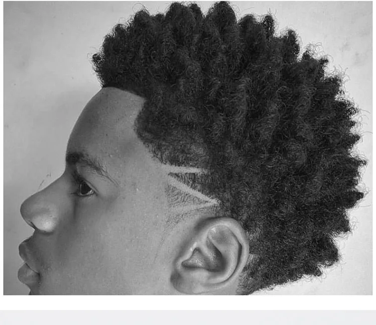 Free Sample ABS Twist Afro Curl Comb Set for Black Men