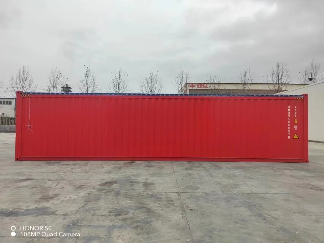 New 40-Foot Open Top Container - High Capacity & Customizable