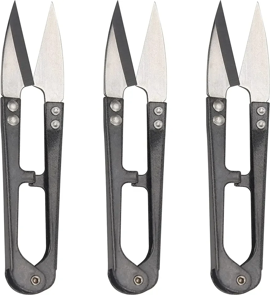 U-shaped Yarn Cutting Scissors Yarn Scissors Multicolor Handle Thread ...