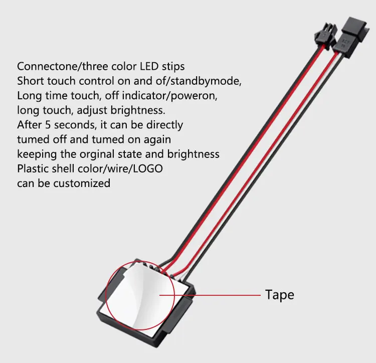 Wholesale 12V36W Capacitive Smart Dimmer Touch Sensor Switch