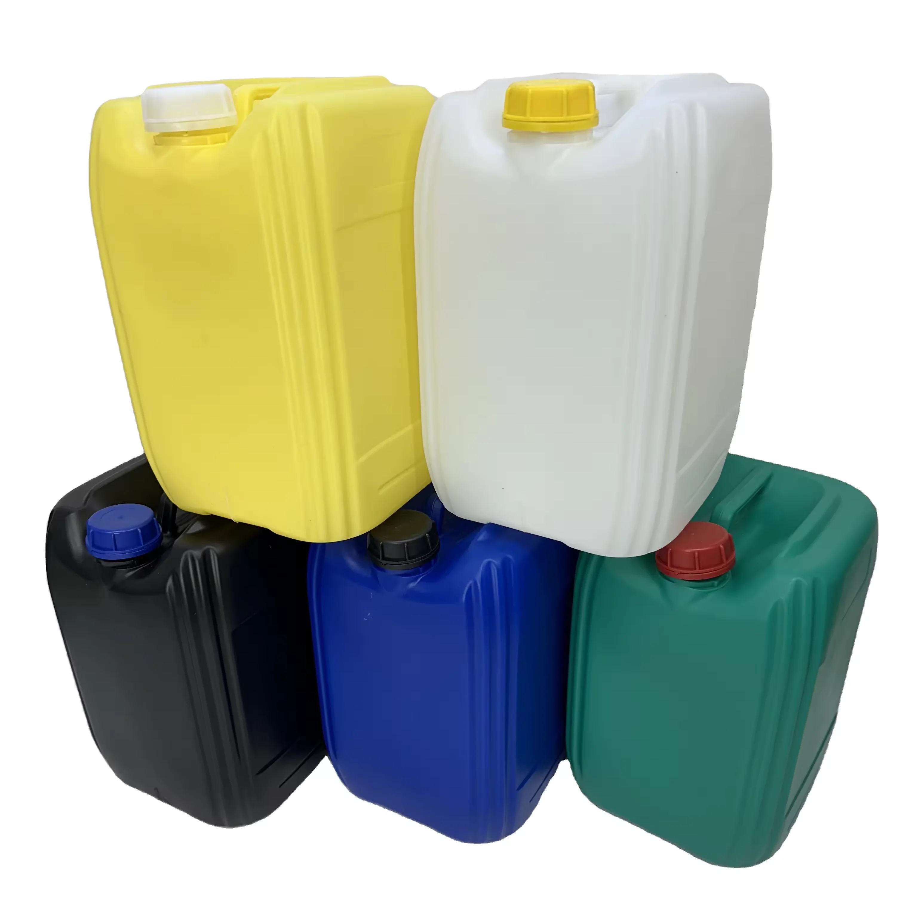20 Litre Plastic Jerry Can Drum For Chemical Oil Gasoline Black Barrel ...