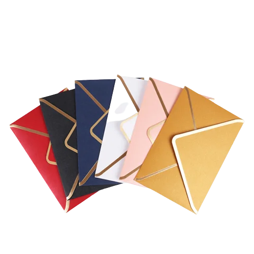 Custom Small Coin Envelopes Colorful Kraft Paper Envelopes Self ...