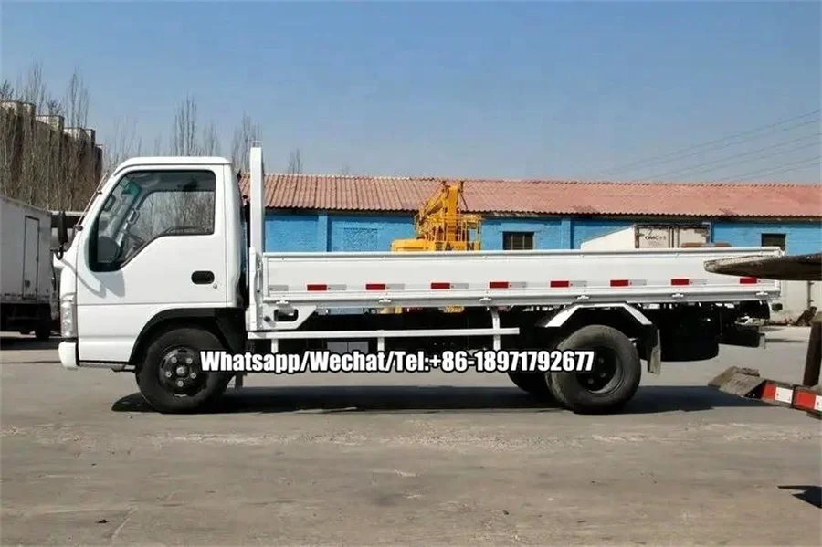 Japanese Isuzu Brand 4x2 Mini 2ton Small Cargo Box Trucks for Sale