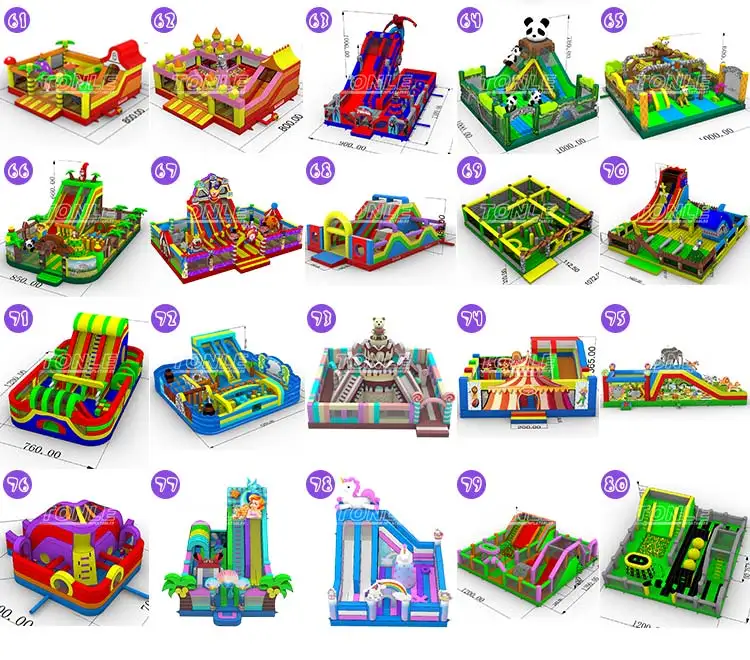 Outdoor Inflatable Playground Games Inflatable Castle For Sale - Buy ...
