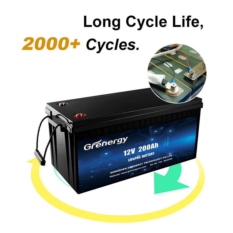 12v Lithium Battery Smart Bms Lifepo4 Battery 12v 24v 50ah 100ah 200ah ...