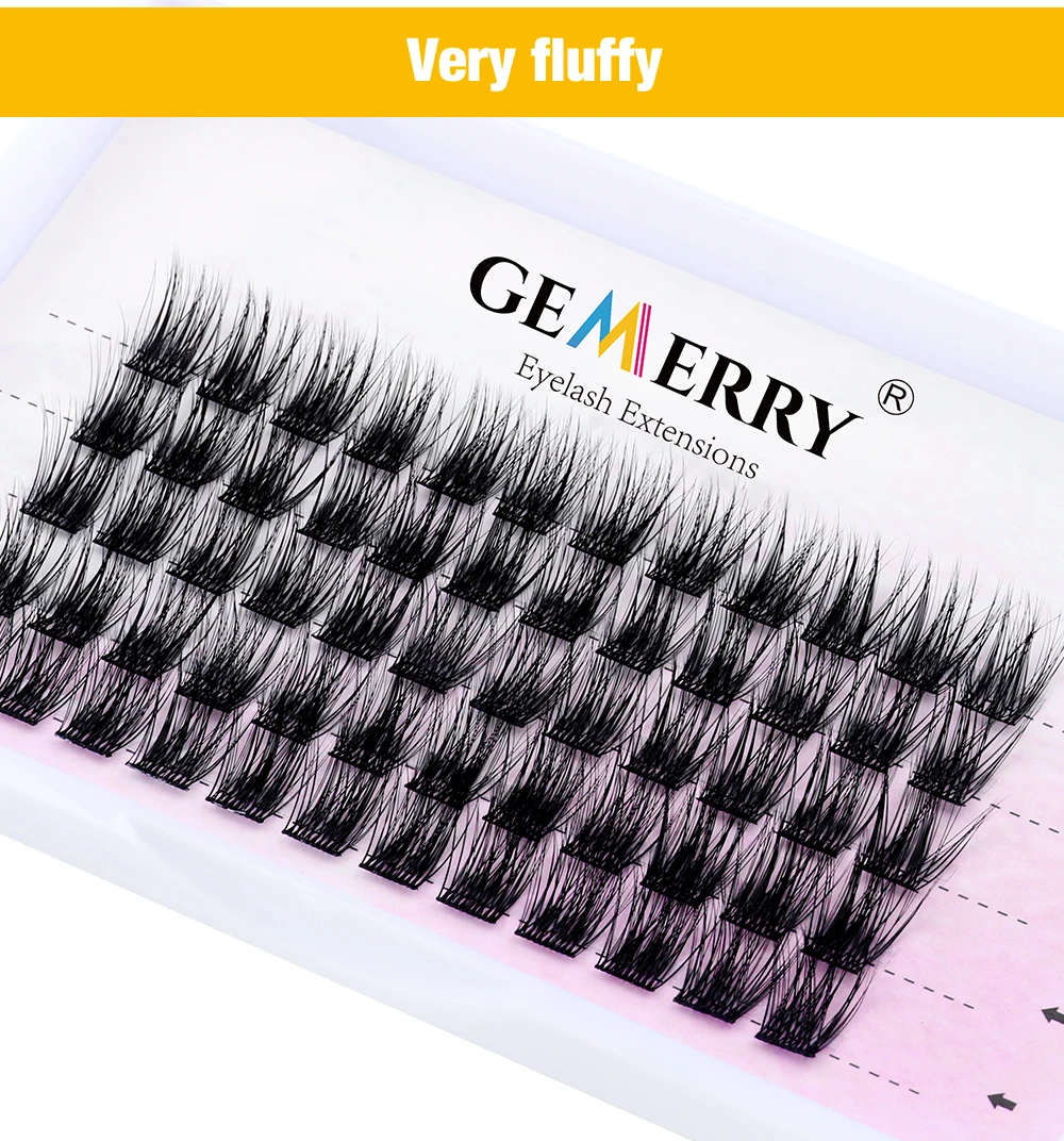 Diy Cluster 3D Lashes Wholesale Russian Cluster Lashes Custom Eyelash ...