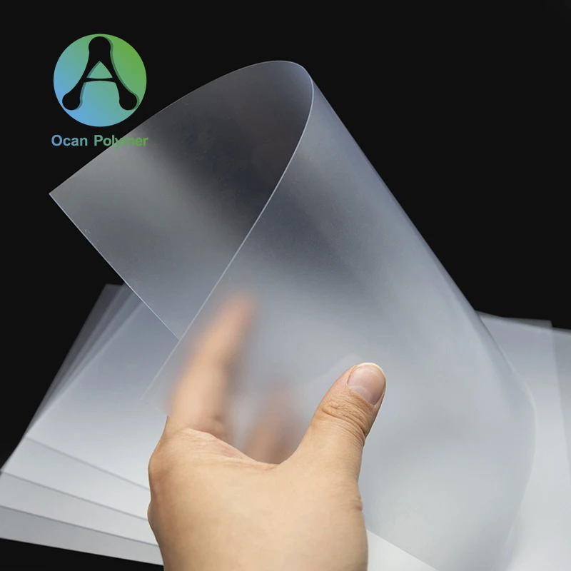 Transparent Frosted Matt Film Pvc Sheets For Business Cards Printing ...