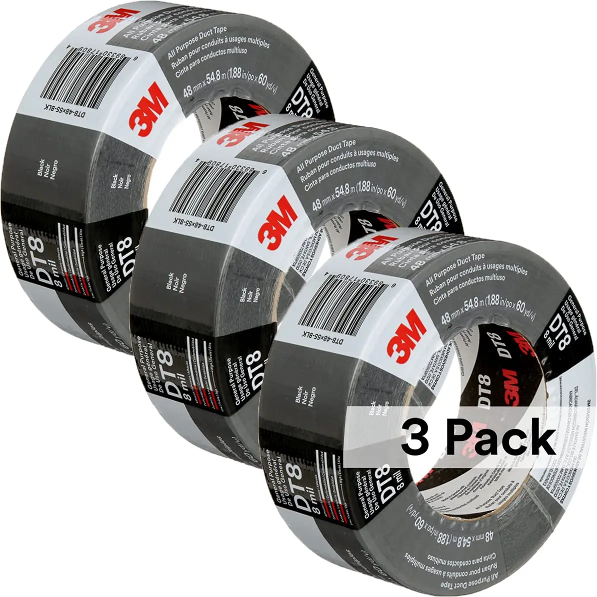 3M Duct Tape - Industrial Strength Multi-Use Adhesive