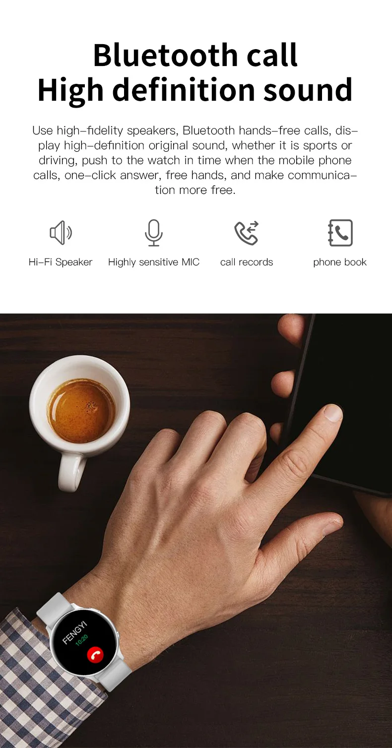 Hot Selling Smart Watch Mc66 Bt Call Cheap Watches Men Women Fitness ...
