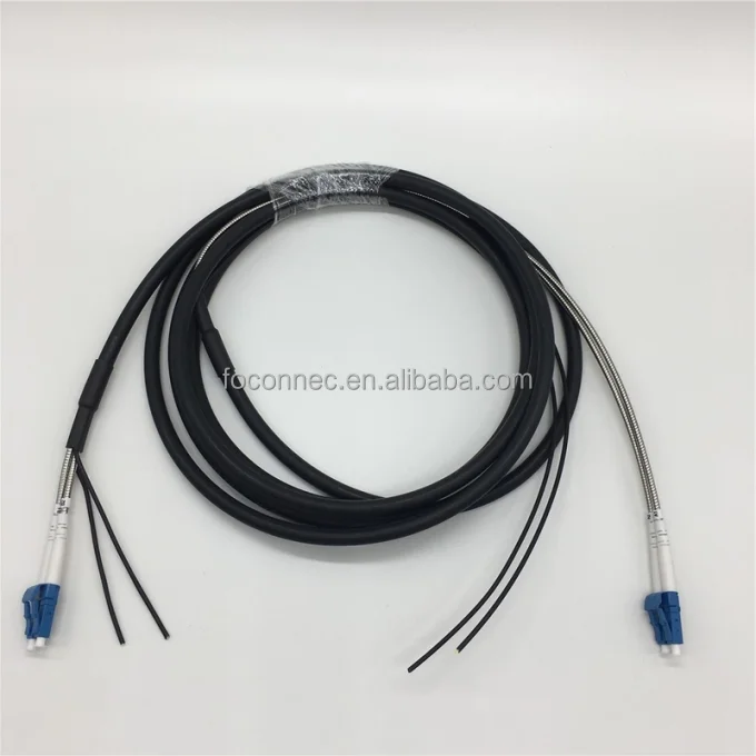 FTTA CPRI Armored Fiber Optic Patch Cable 2 Core Singlemode LC LC 30 ...