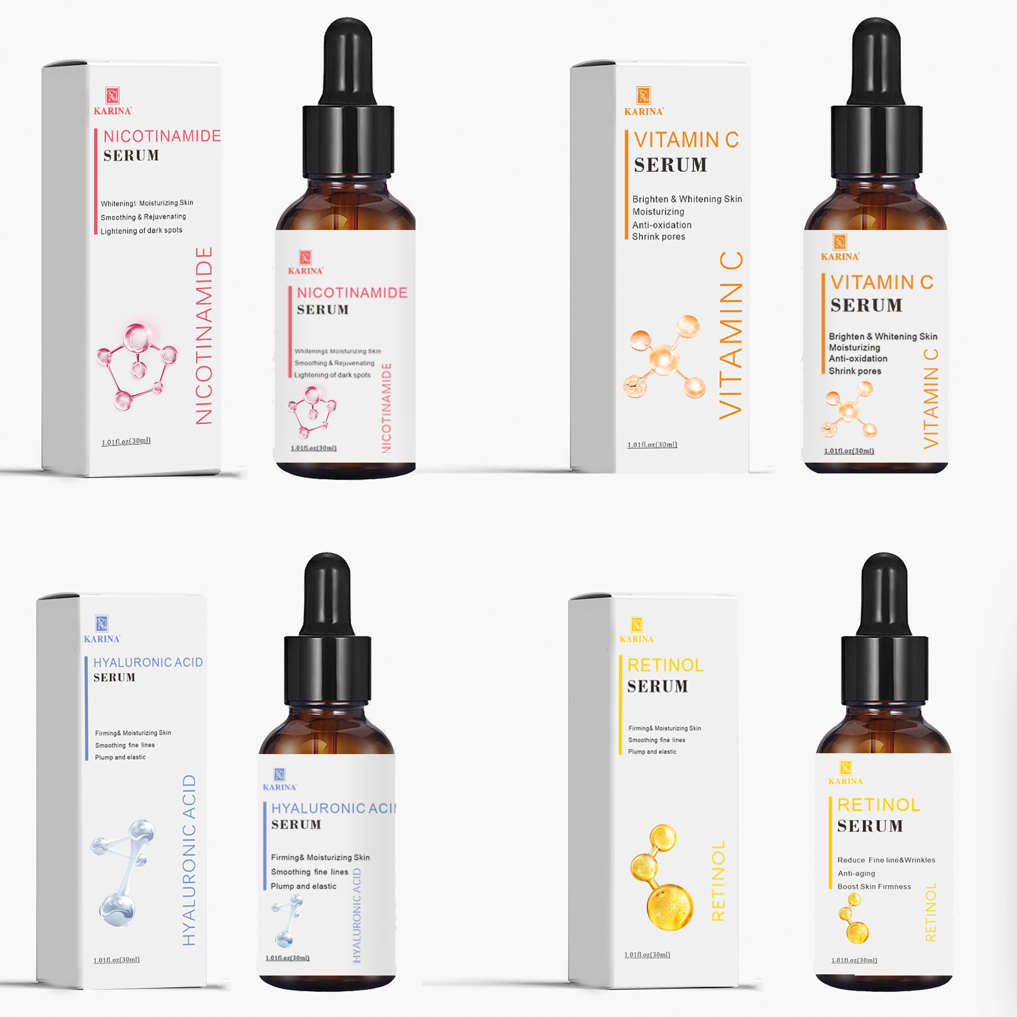 KARINA Hyaluronic Acid Retinol Serum - Anti-Aging Care