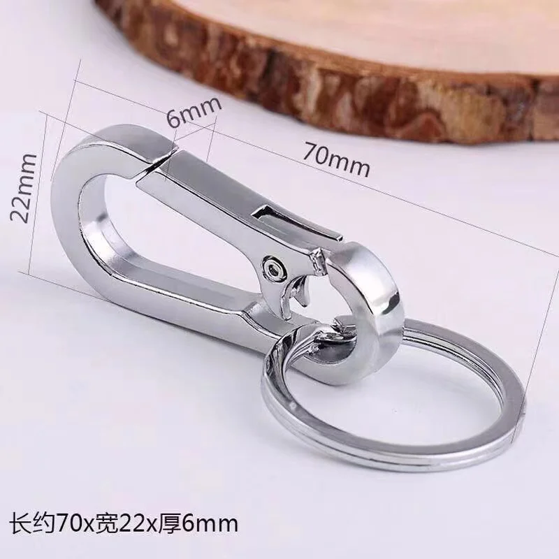 Keyring Metal Key Chains Ring Keychain Accessory Stainless Steel Key ...