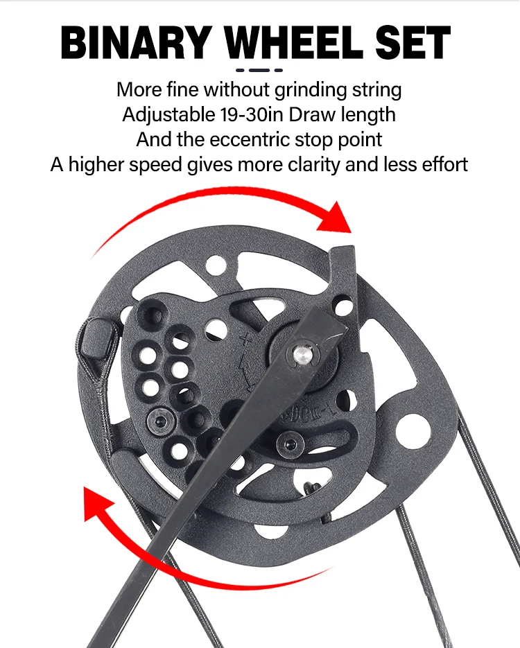Adjustable SPG Compound Bow for Bow Hunting Archery - 30-60 lbs