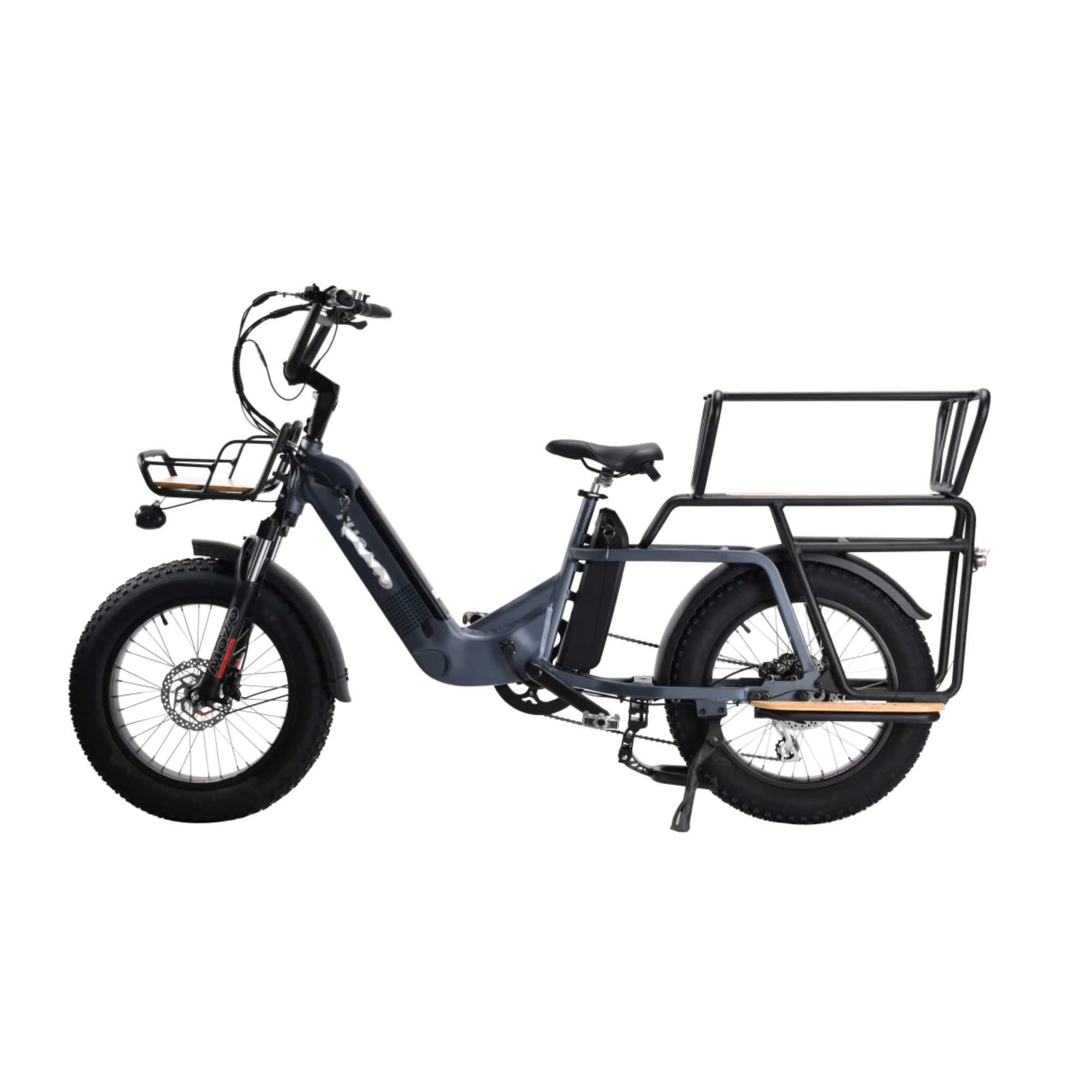 500W Dual Battery Electric Delivery Bike with Hydraulic Brakes