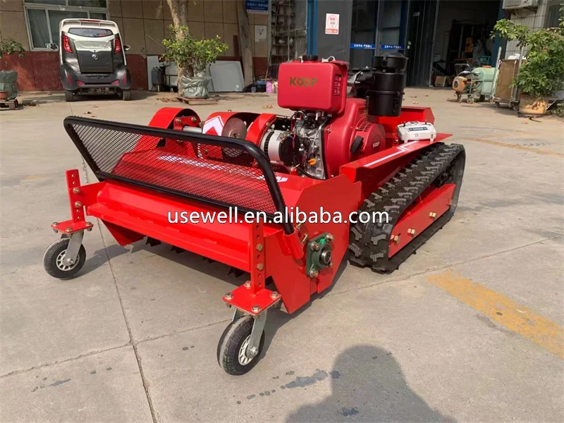 Fully Automatic Remote Control Intelligent Crawler Orchard Grass Smart ...