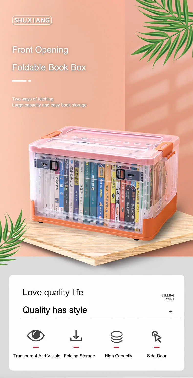 20l Custom Good Price Multi Function Storage Box Foldable Storage Box ...