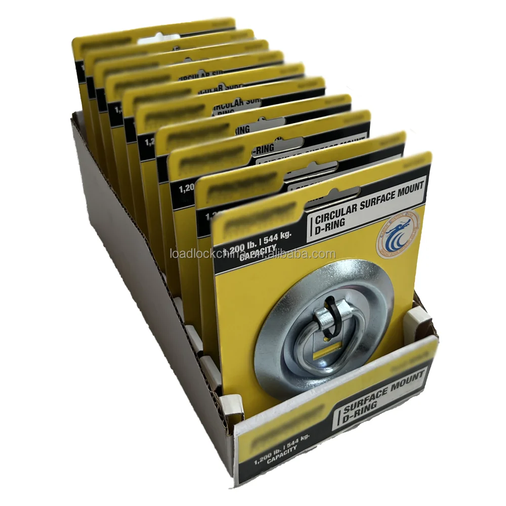 Surface Mount Recessed D Ring Tie Downs Anchor Point Bolt On Floor Ring ...