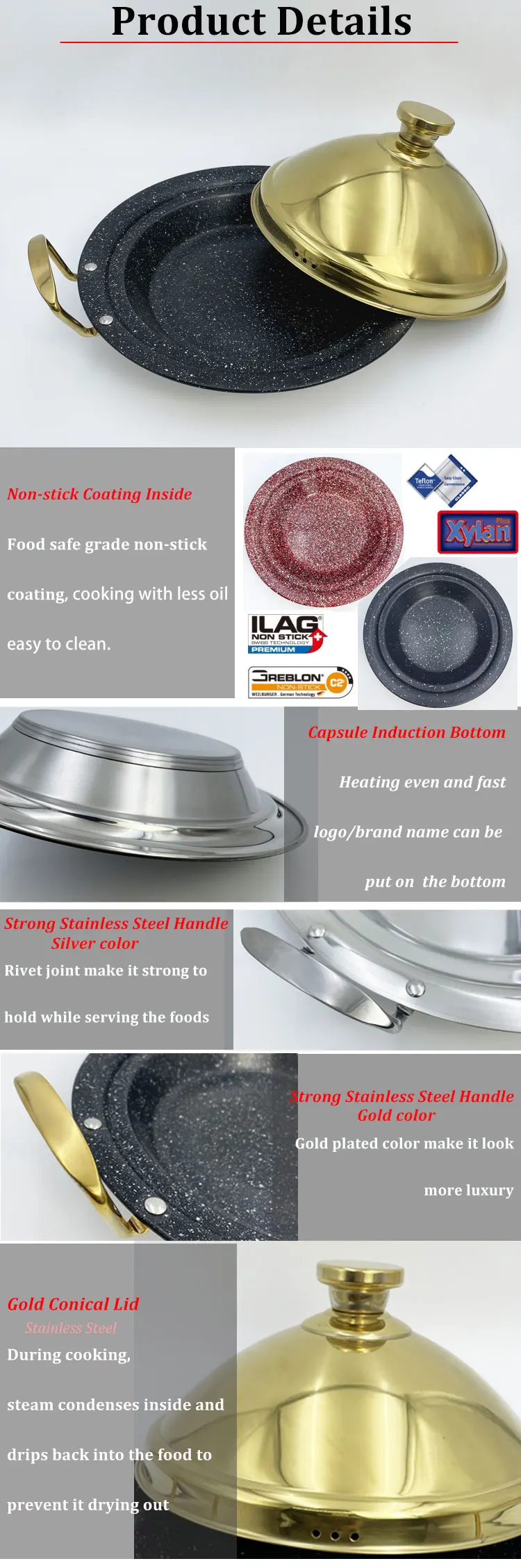 Stainless Steel Cookware - Tagine Pot for Arabic Cooking