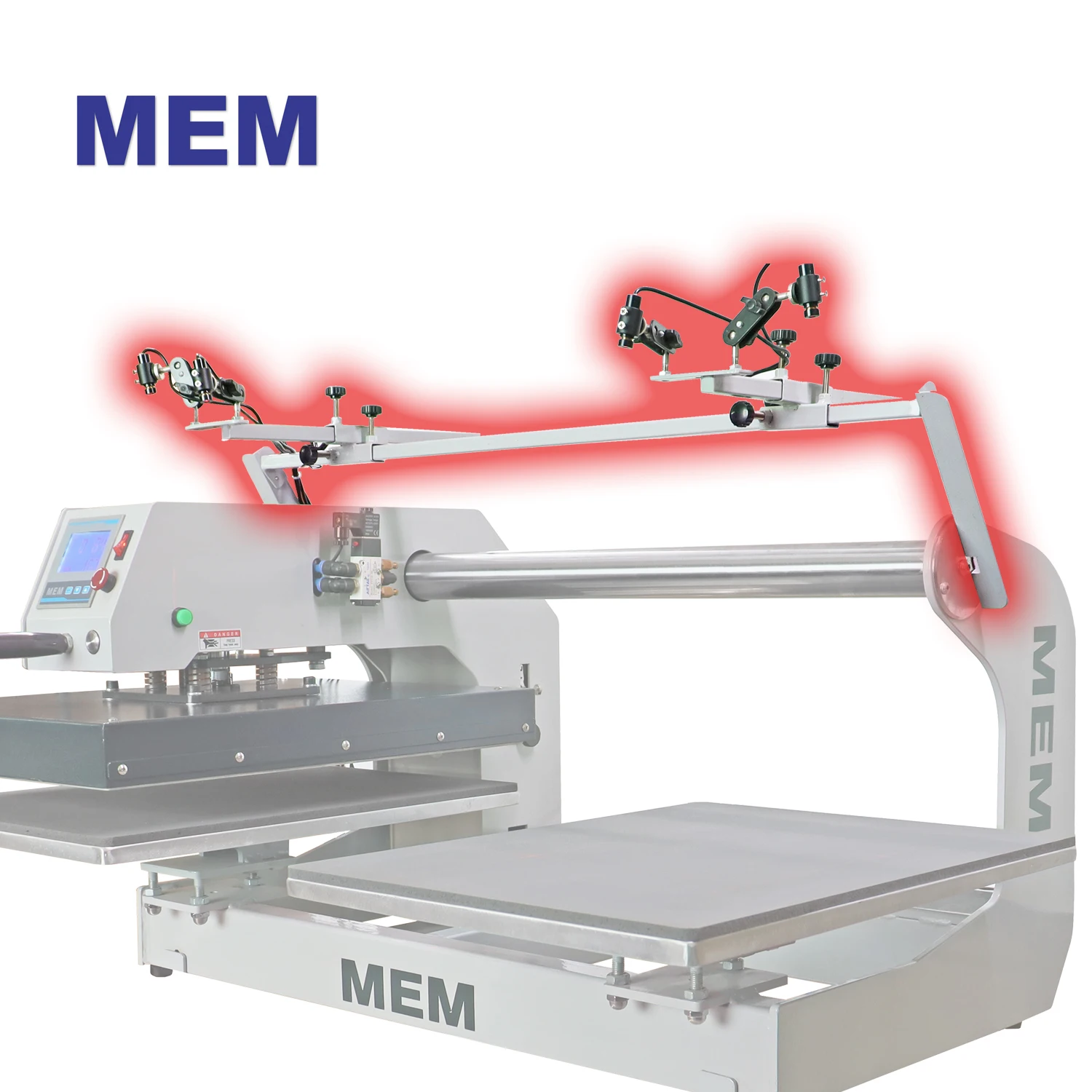 Apparel & Textile Machinery Mem Full Automatic Dual Heat Platen ...