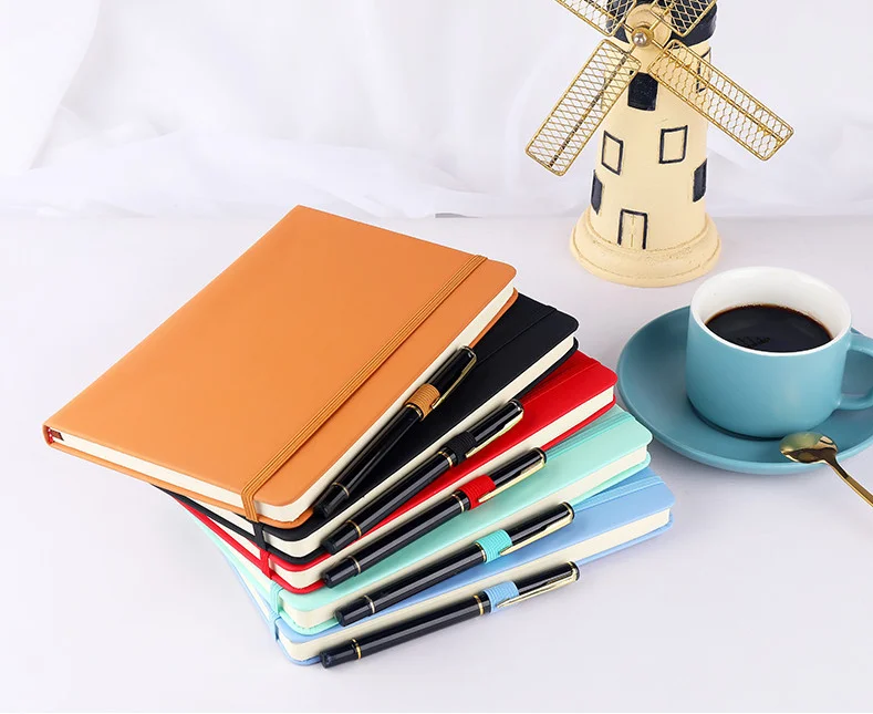 2024 2025 Promotional Sublimation Oem Business Note Book A5 Custom Pu ...