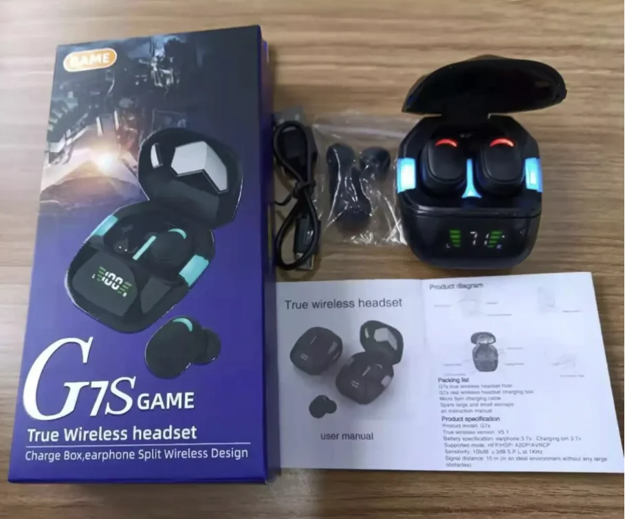 Xg8 Gaming G7s G9s Tws Headset Wireless Bt V5.0 Earphone Xg-8 Stereo ...