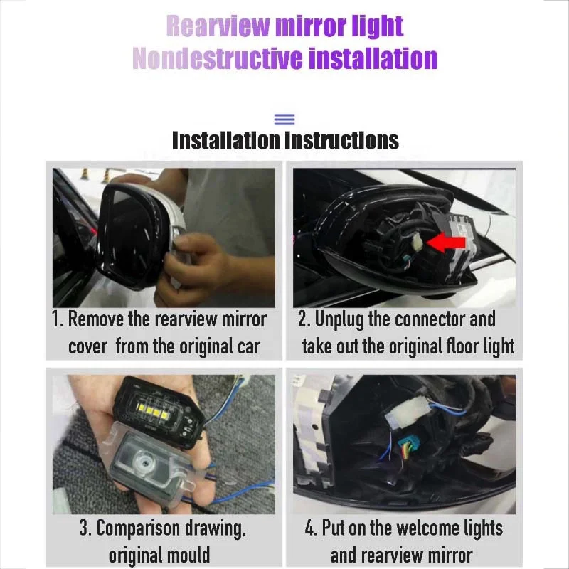 Carpet Lamp - High Bright LED Welcome Light for Mercedes