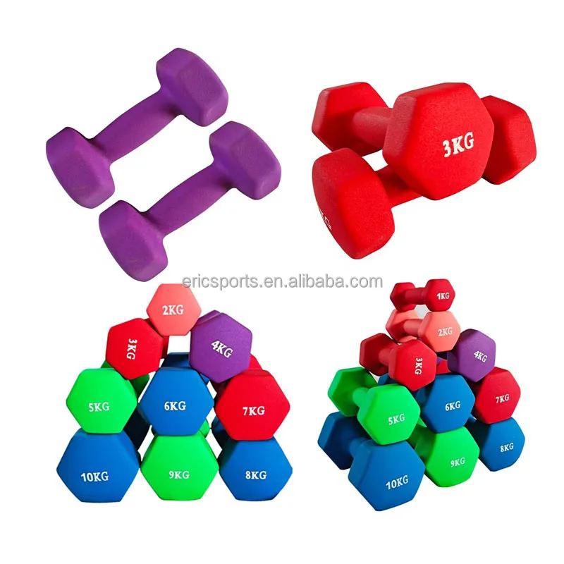 1kg To 10kg Vinyl Coated Dumbbells 2.5kg Weight Variations For Home Gym Or Workout - Buy Vinyl ...