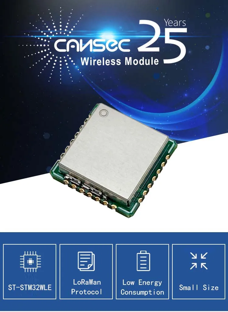 Small Size Lora Communication Module Wearable Cansec Lrw32na C St