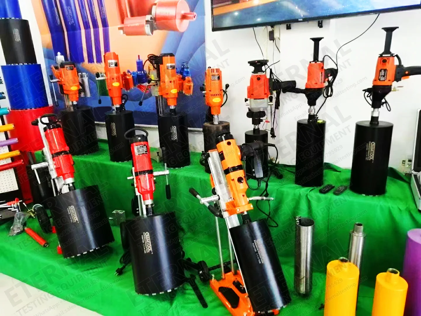 Multifunctional Motor Concrete Borehole Core Drilling Machine Price ...