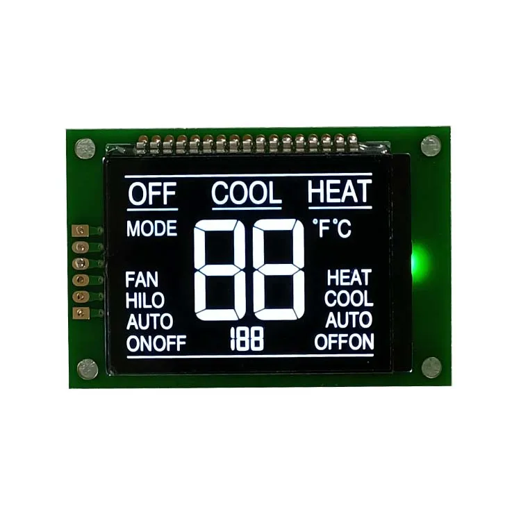 2.1 inch 7 Segment 3 digit LCD Display Custom Co2 air purifier room ...