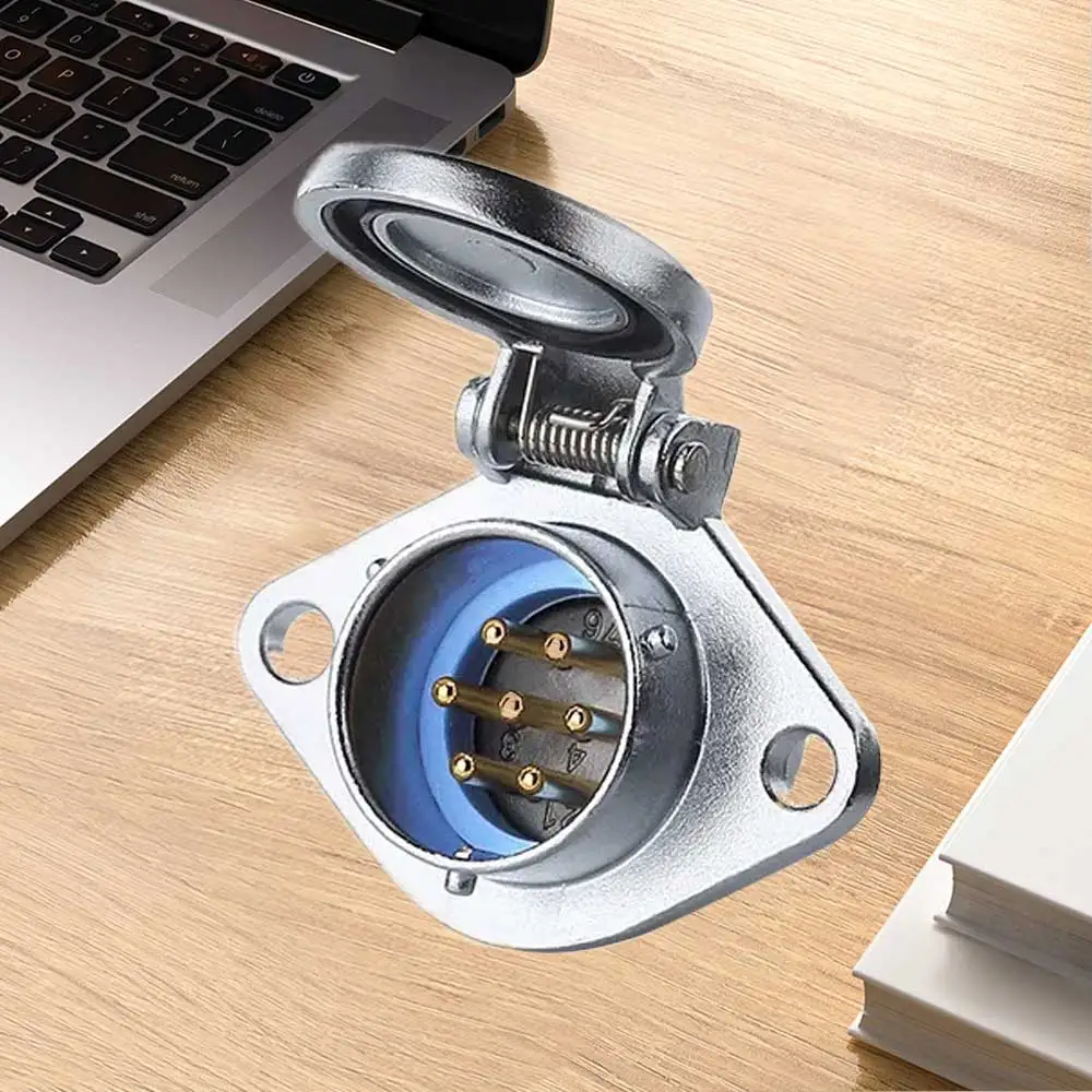 Oswell Connector 7-pin Electrical Plugs And Sockets Male Female High ...