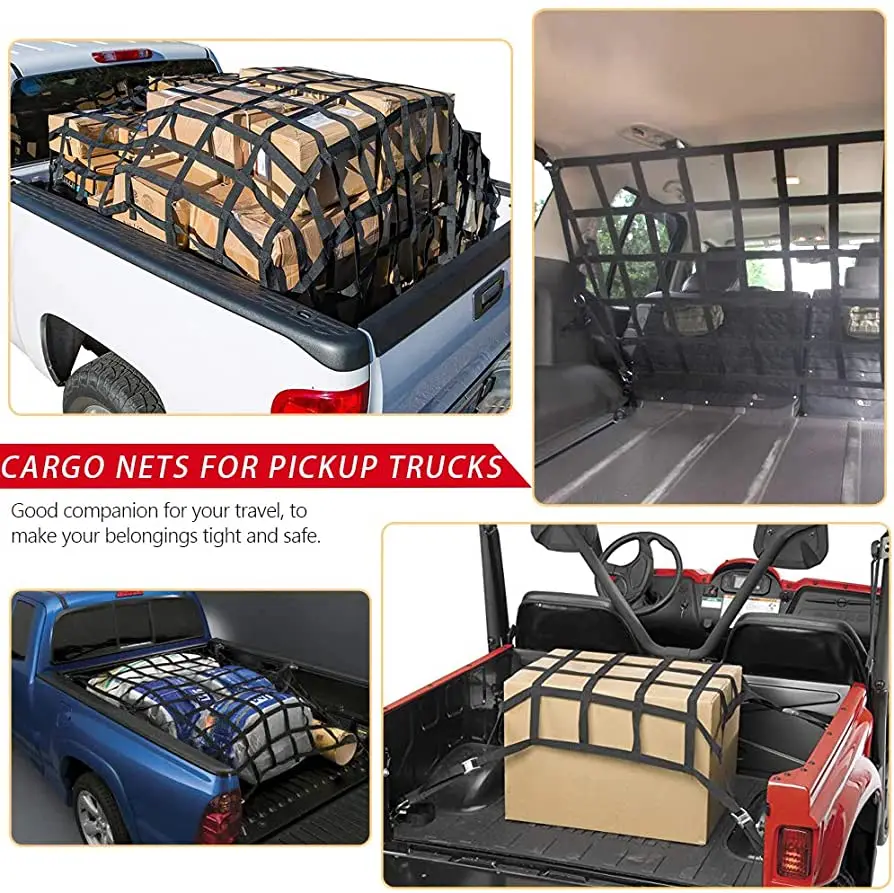 High Strength Outdoor Black Truck Cargo Net Climbing Trailer Net - Buy ...