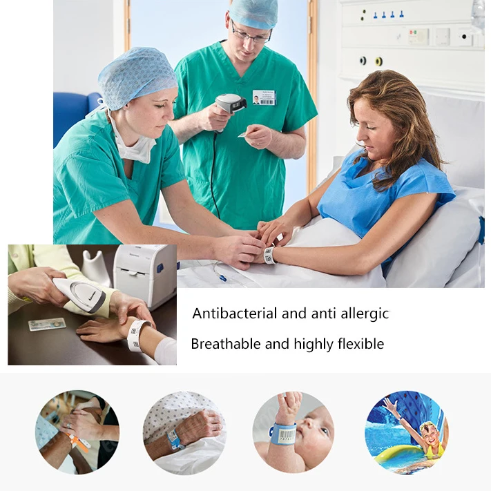 Alibaba.com: Custom Thermal Printing Wristband for Hospital Patient ...