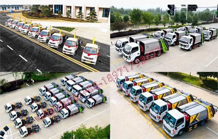 Sinotruk Howo Small 6 Ton Garbage Collection Truck 4x2 6m3 Garbage ...