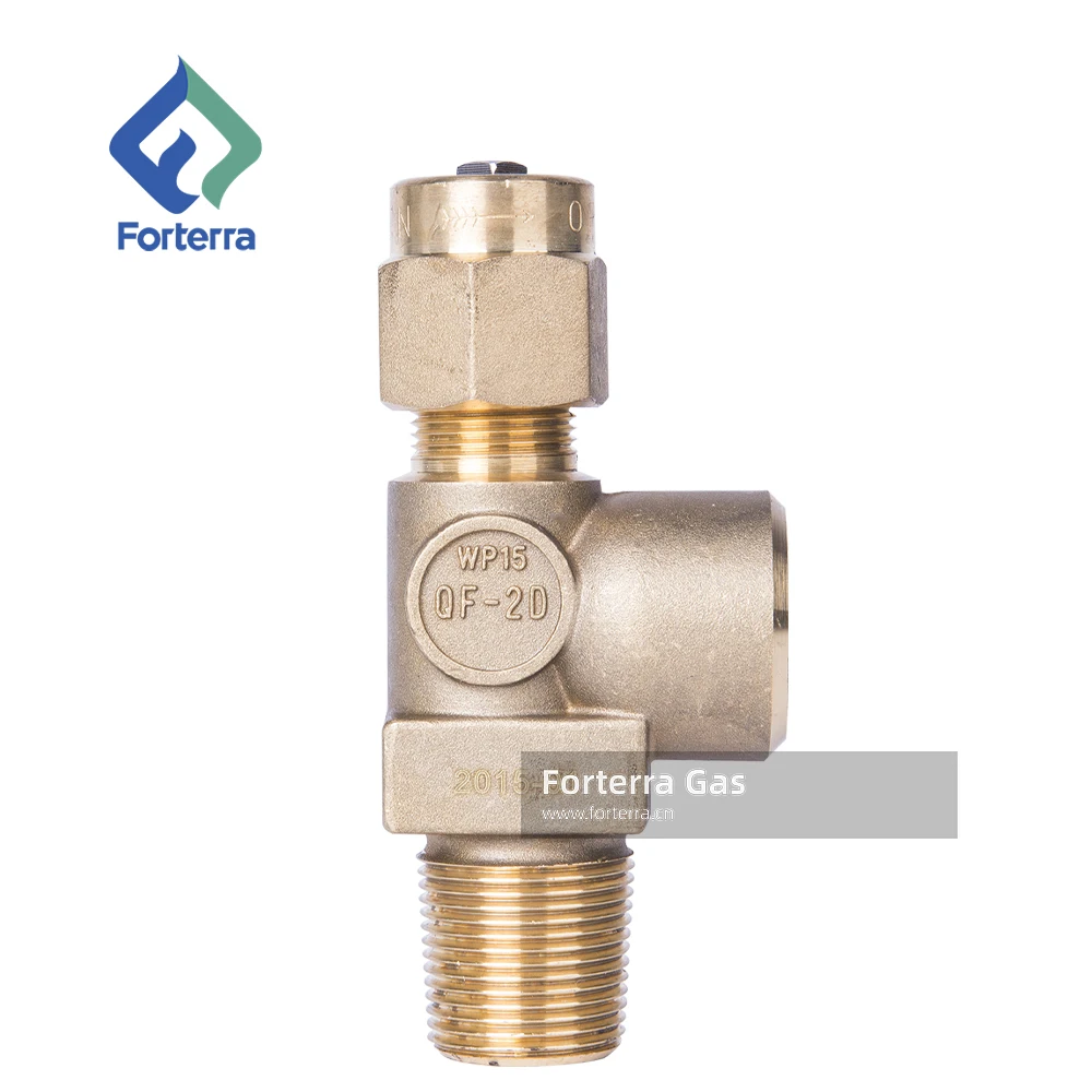 CGA320 CO2 Gas Cylinder Valve - 15mpa Brass for Industrial