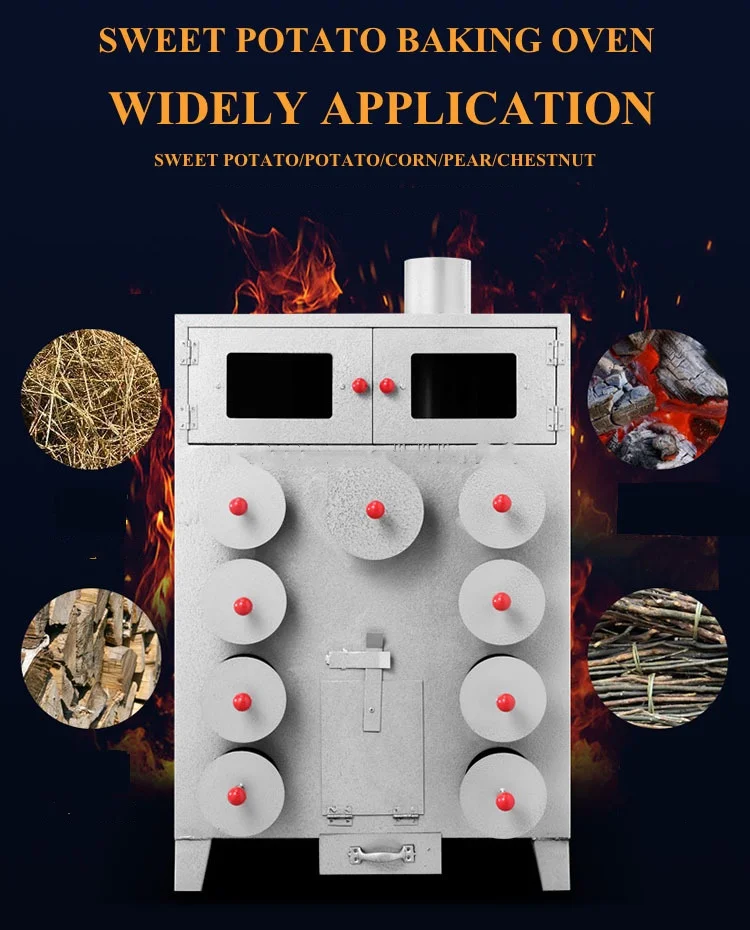 Stainless Steel Corn Oven Baked Sweet Potato Machine Corn Cob Wood ...