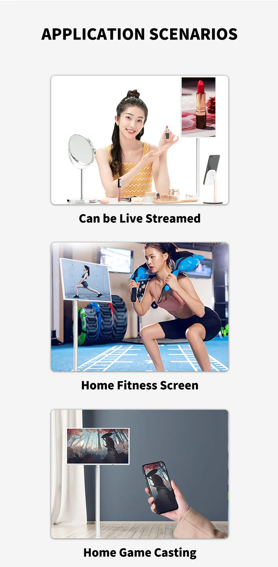 Factory 32 Inch Stand By Me Screen Ips Display Os 10 Smart Touch Screen ...