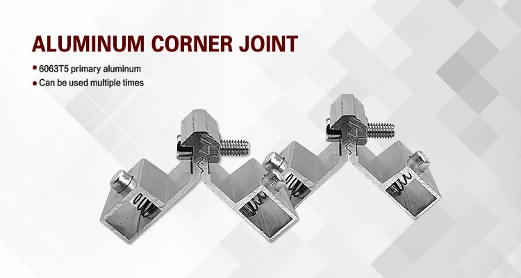 Aluminium Die Casting Inside Corner Connector for Windows & Doors