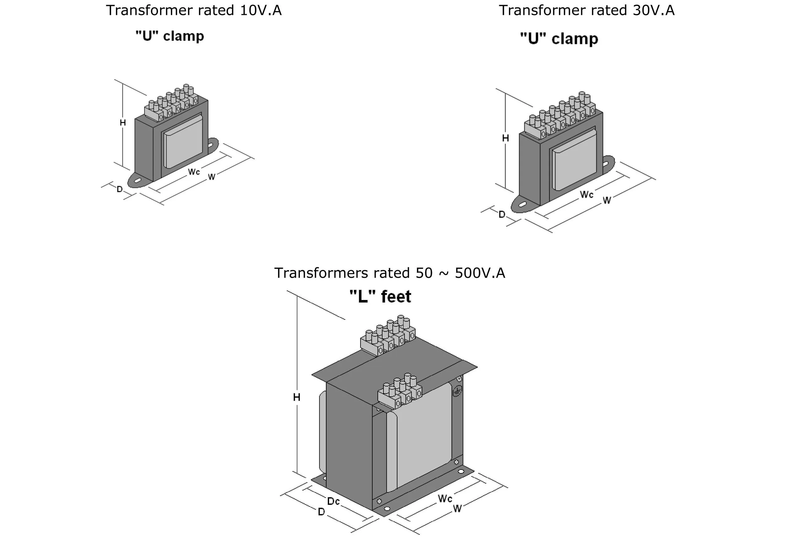 EI84 230V 24V Transformer - 100VA Step up & down Low Frequency