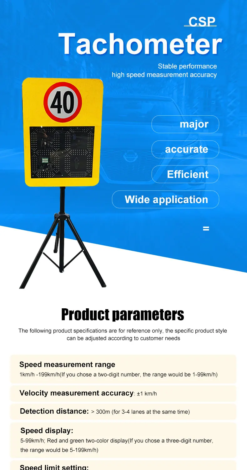 SH-1 Handheld Radar Velocimeter Vehicle Speed Velocimeter with Ticket ...