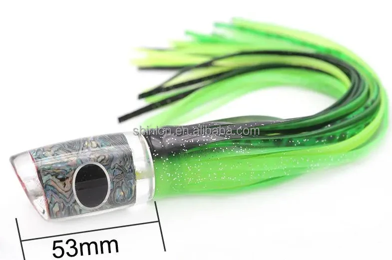 Resin Head Saltwater Big Game Marlin Tuna Mahi Wahoo Trolling Lures Sea ...